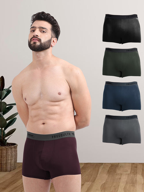 Men's Anti-Bacterial Micro Modal Trunk (Pack of 5)