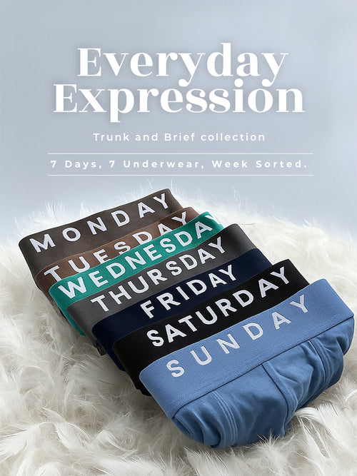 Everyday Expression | Men's Micro-Modal Trunks | Pack Of 7